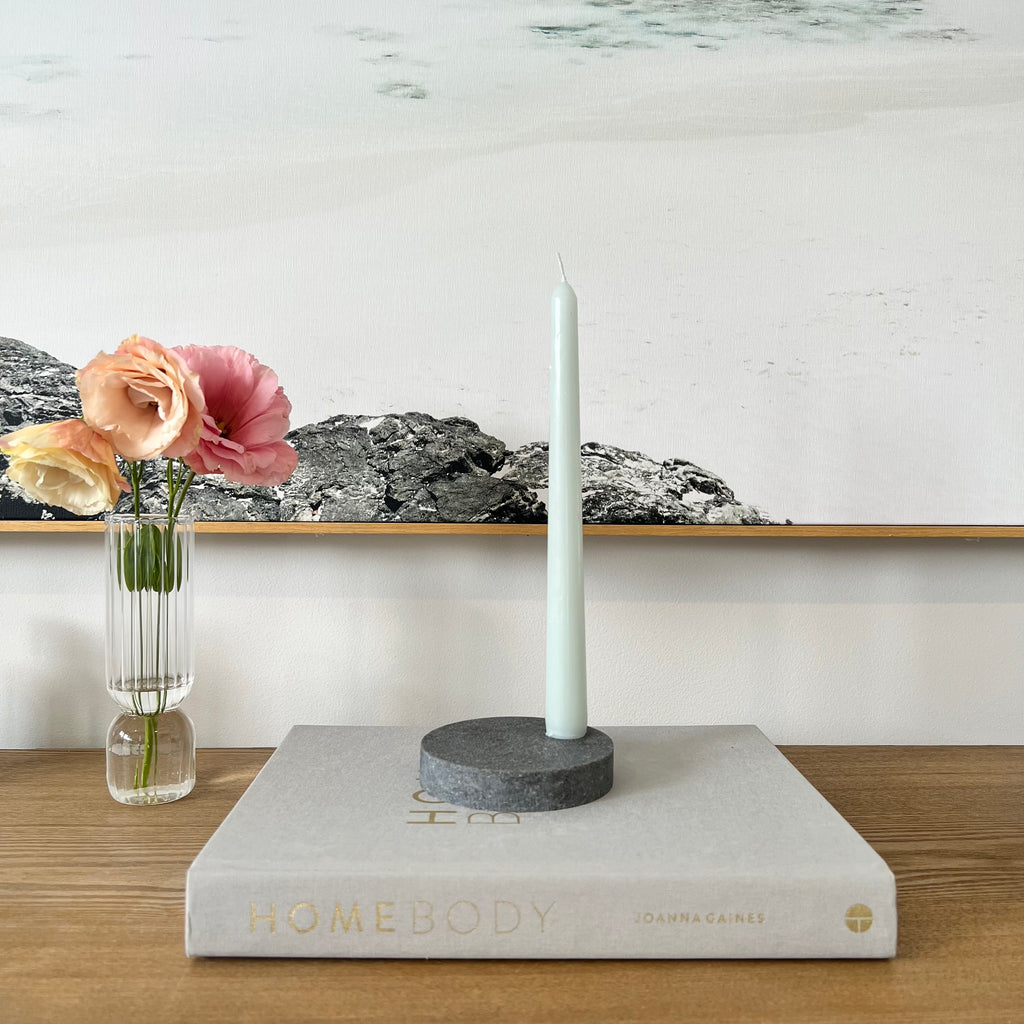 Aureliia Collection - Rugged Concrete Round Single Candle Holder ...